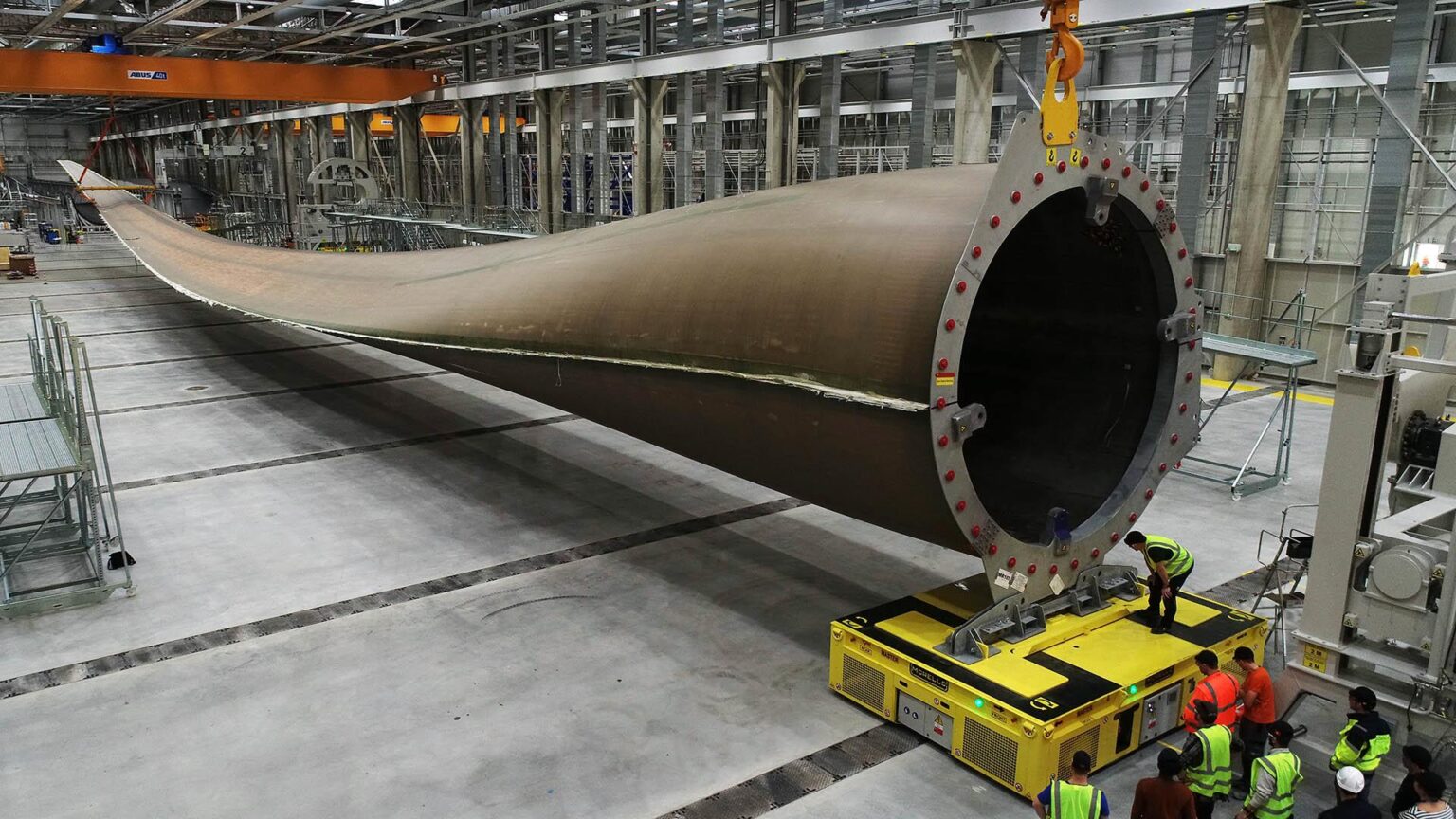 Carbon Fiber Spar Caps in Wind Blades – BTU Tech
